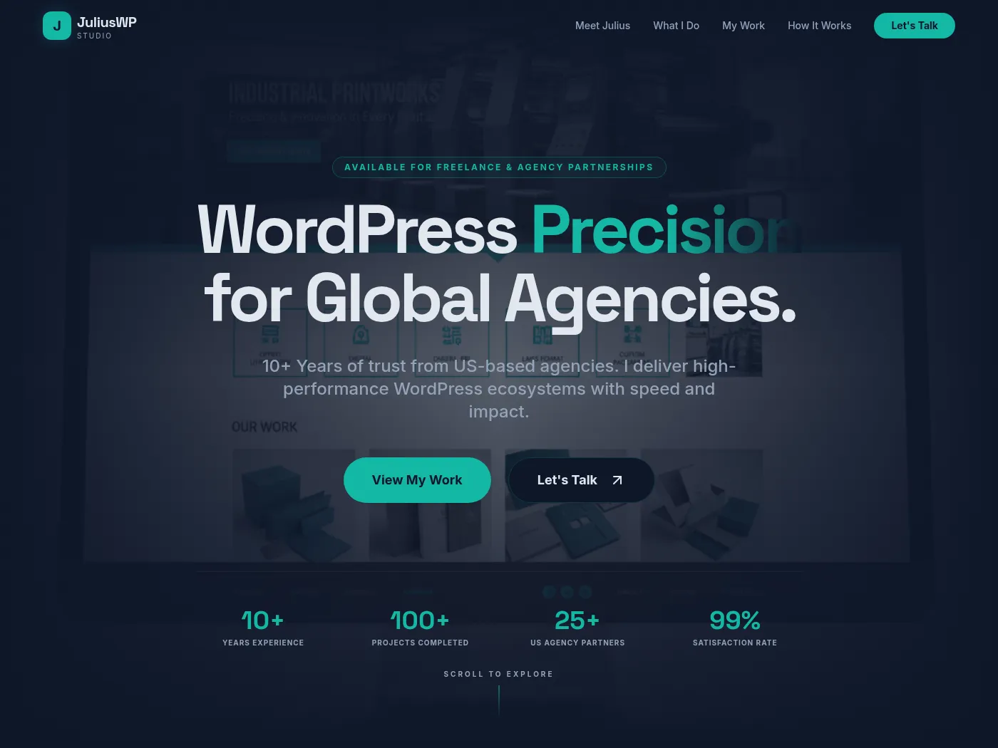 JuliusWP Studio Refresh