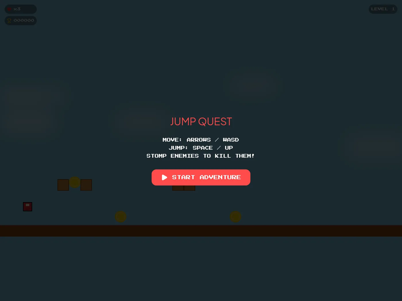JumpQuest Platformer