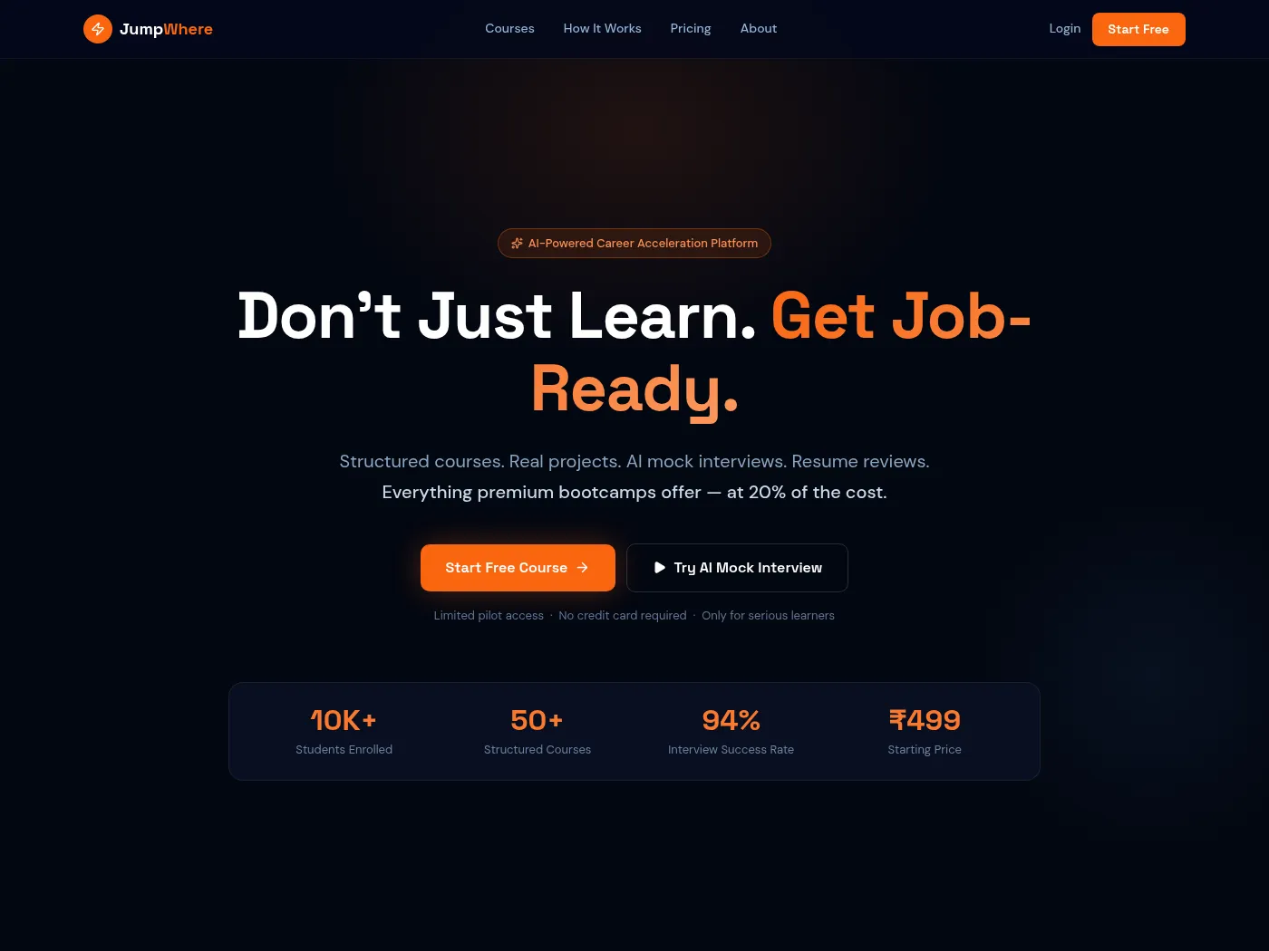 JumpWhere Redesign