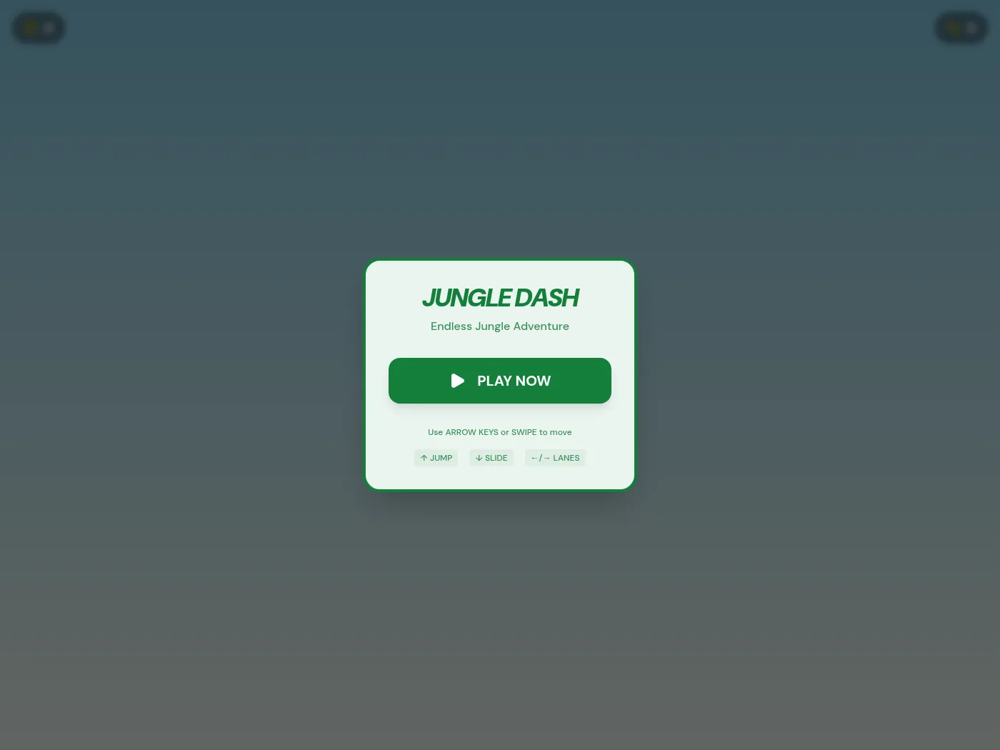 Jungle Dash Runner