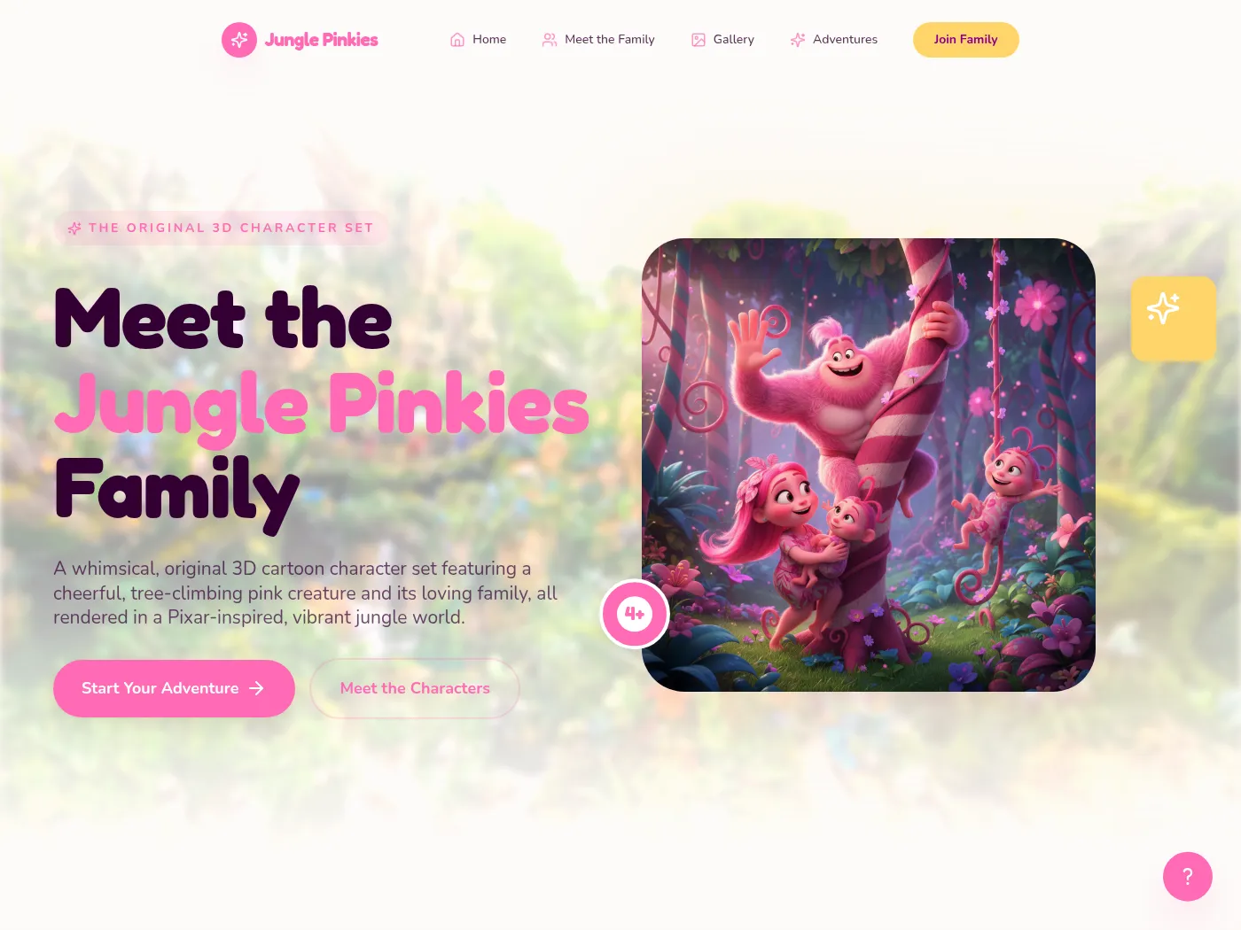 Jungle Pinkies Family