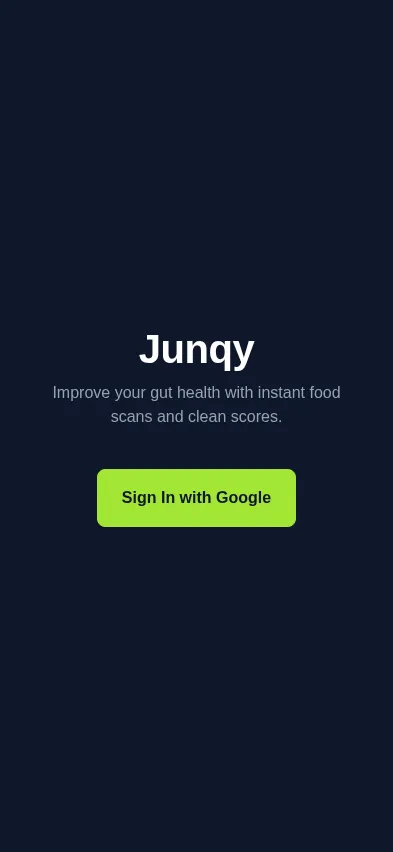 Junqy Gut Health Tracker