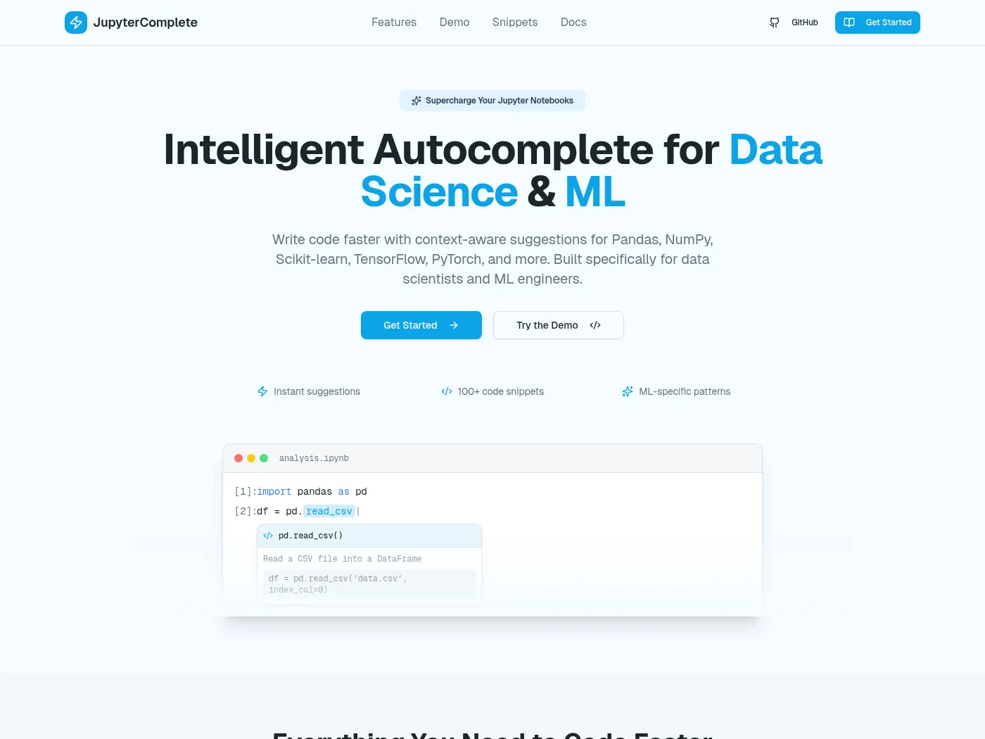 Jupyter Autocomplete Plugin