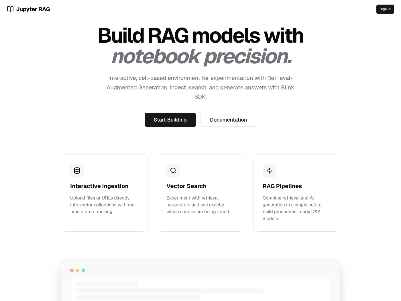Jupyter RAG Builder