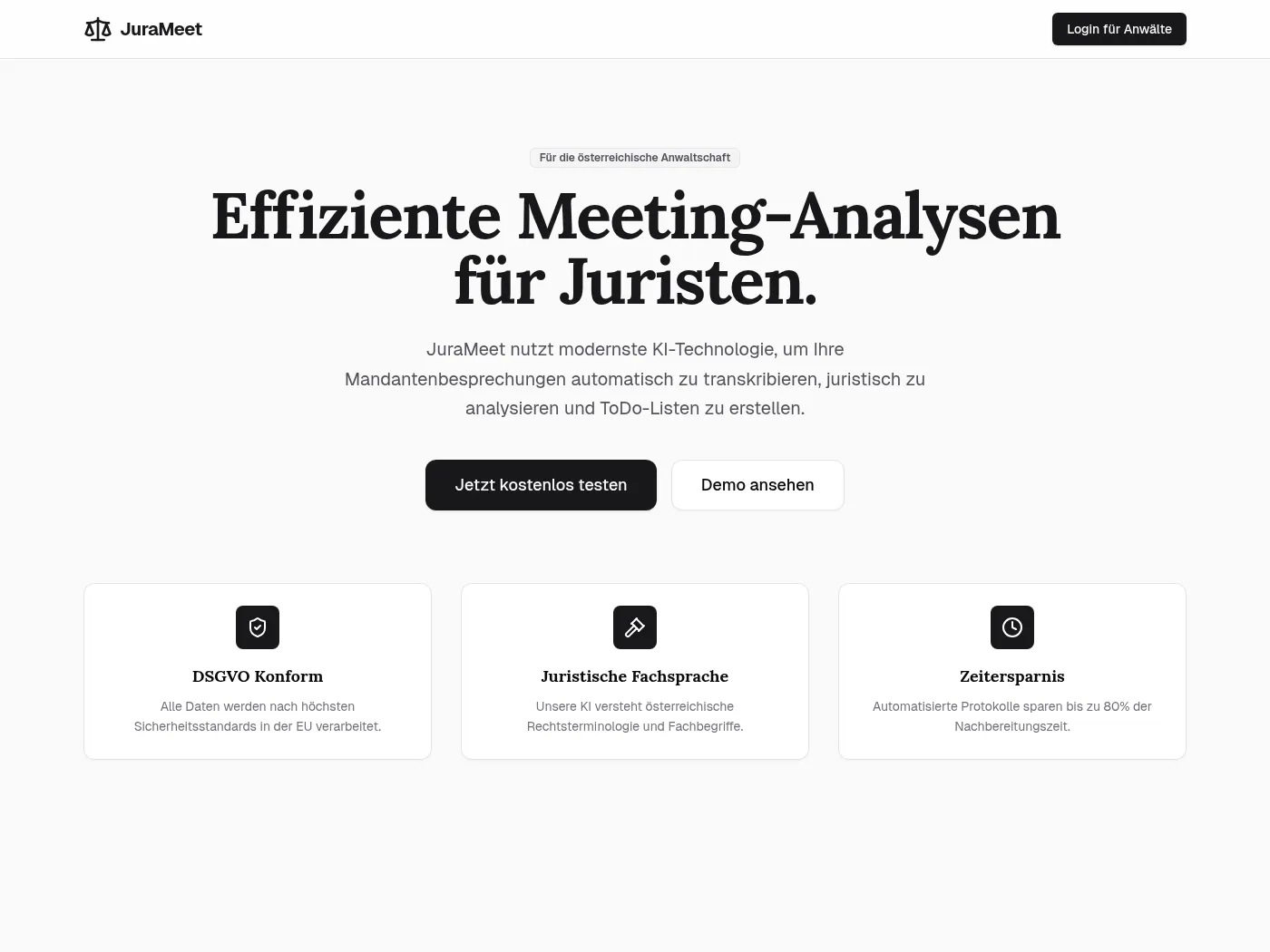 JuraMeet Summary Suite