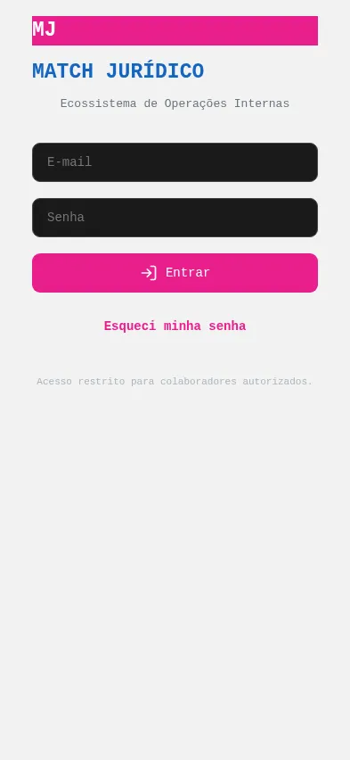 Match Jurídico Hub