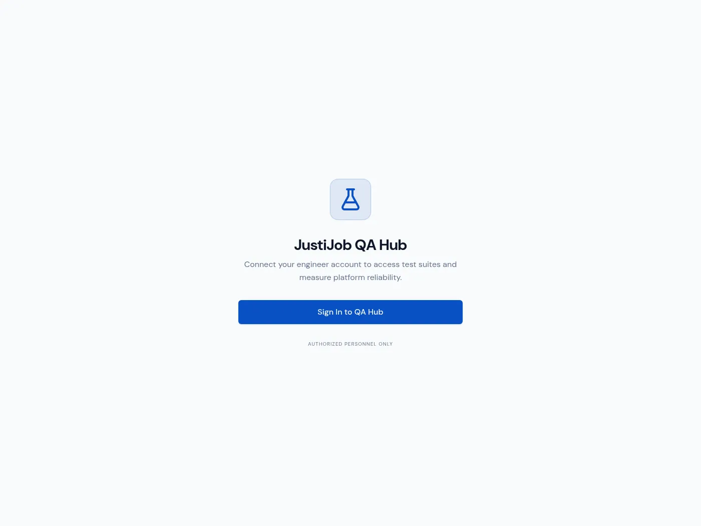 JustiJob QA Hub
