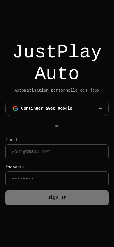 JustPlay AutoJoueur