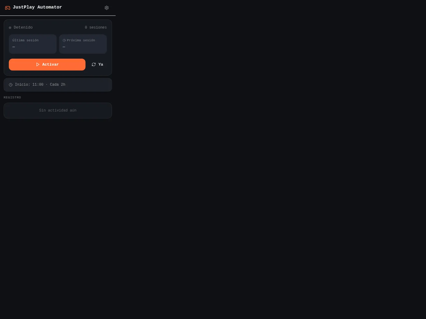 JustPlay Game Automator