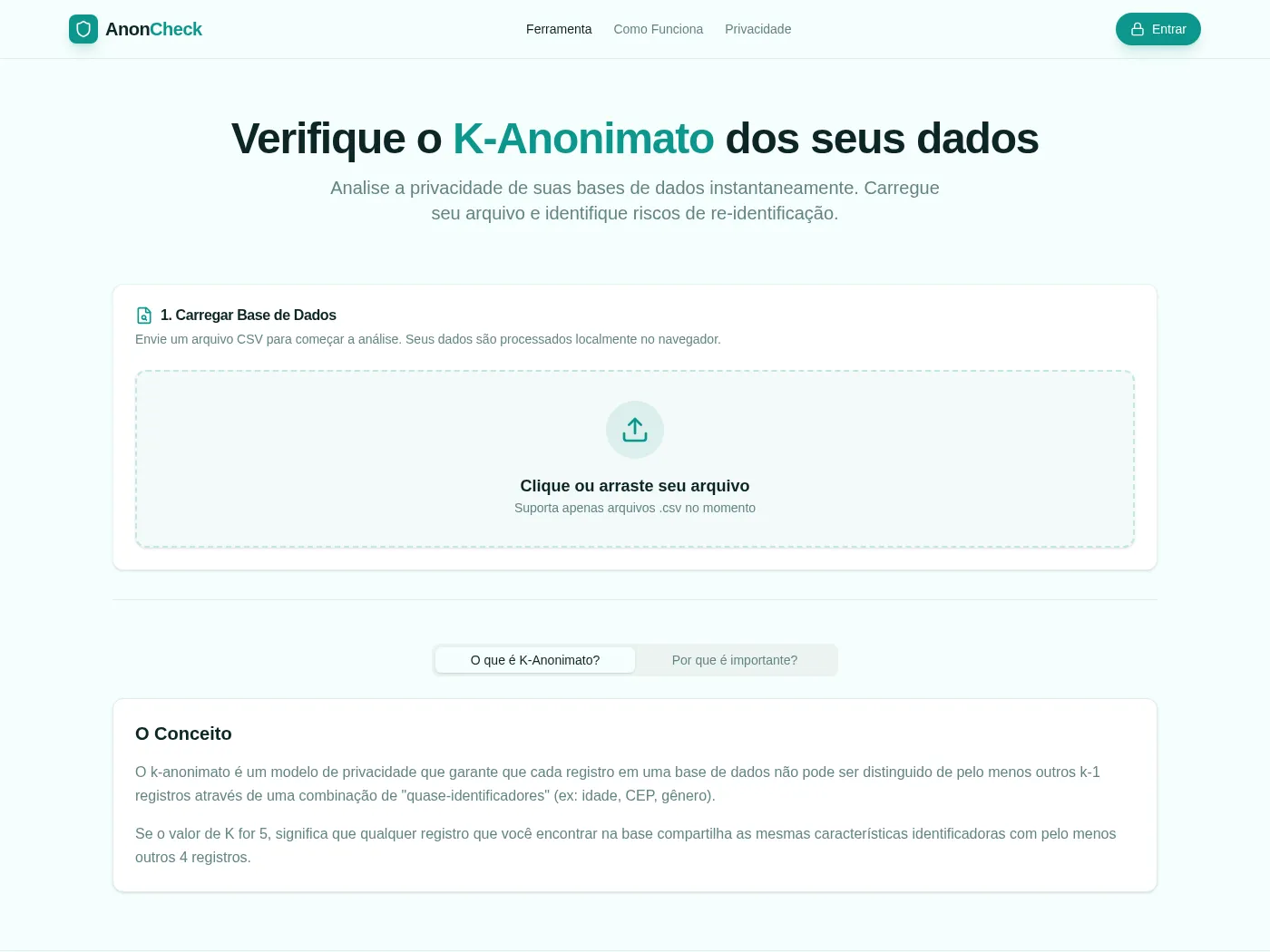 K-Anonymity Checker