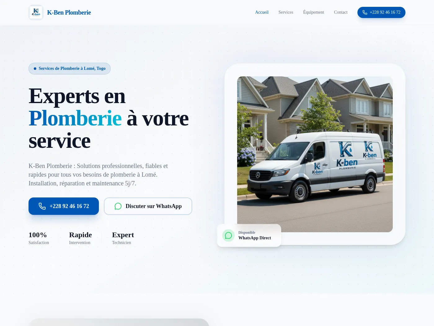 K-Ben Plomberie Web