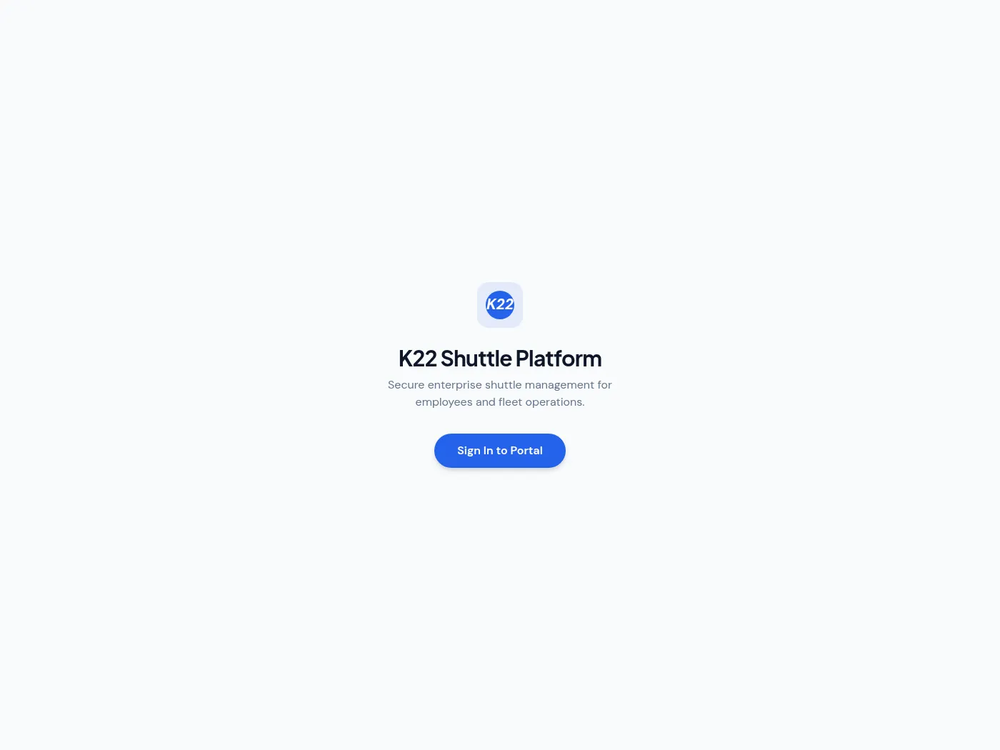 K22 Shuttle Platform