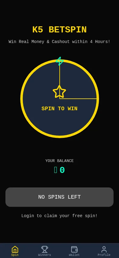K5 BetSpin Rewards