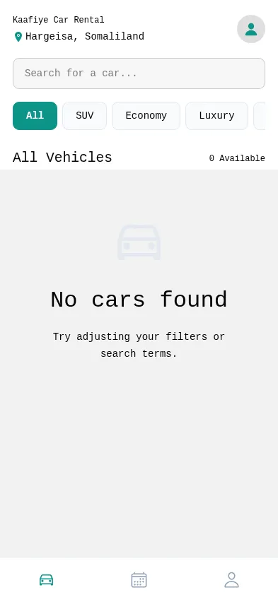 Kaafiye Car Rental App