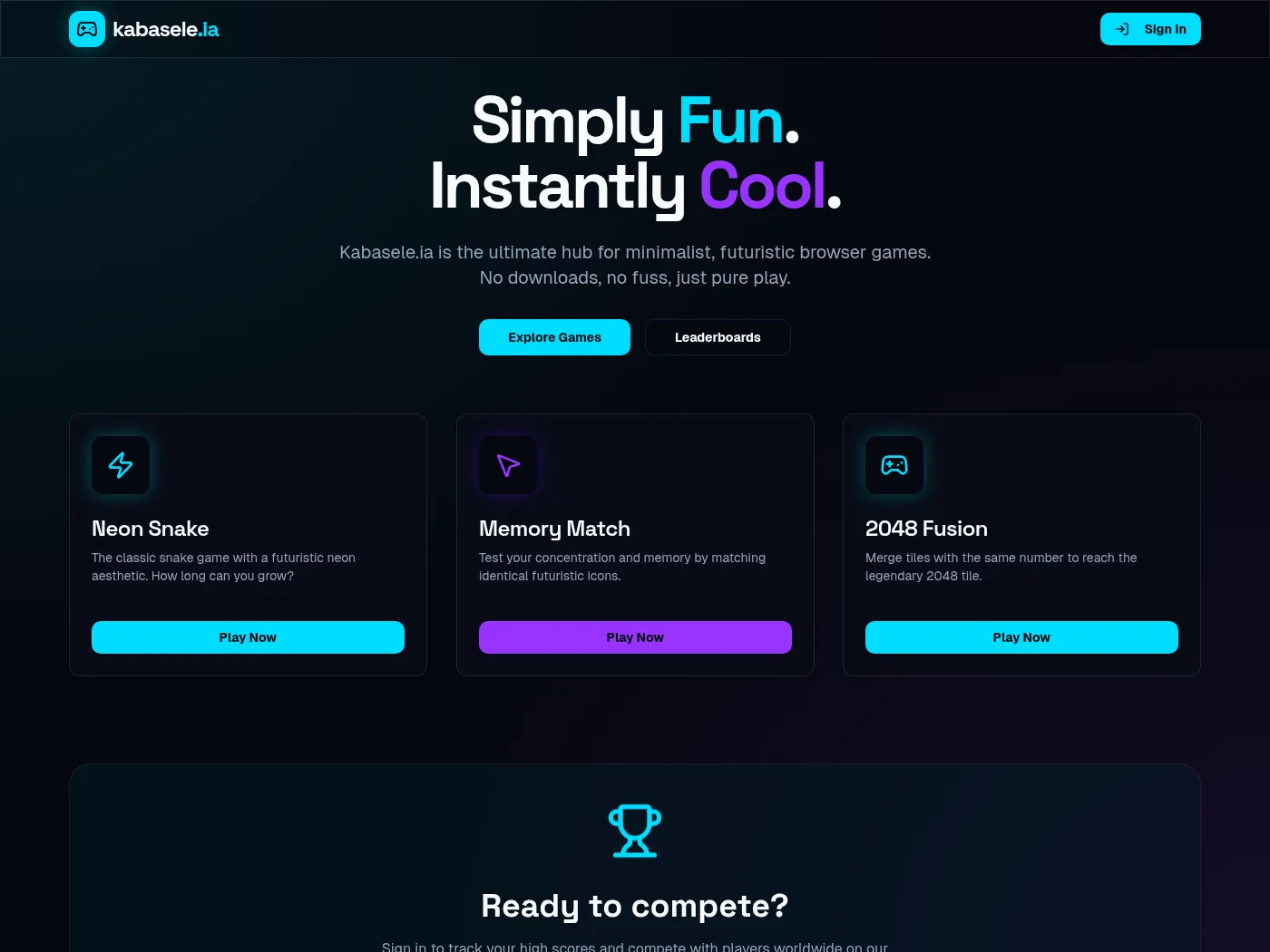 Kabasele IA Game Hub