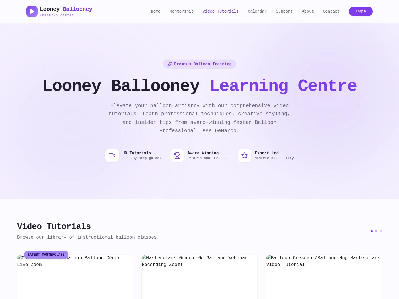 Kadence Webpage Rebuild