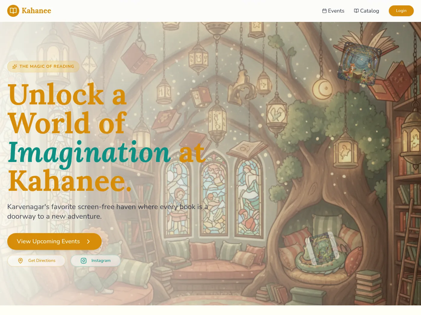 Kahanee Kids Library Web
