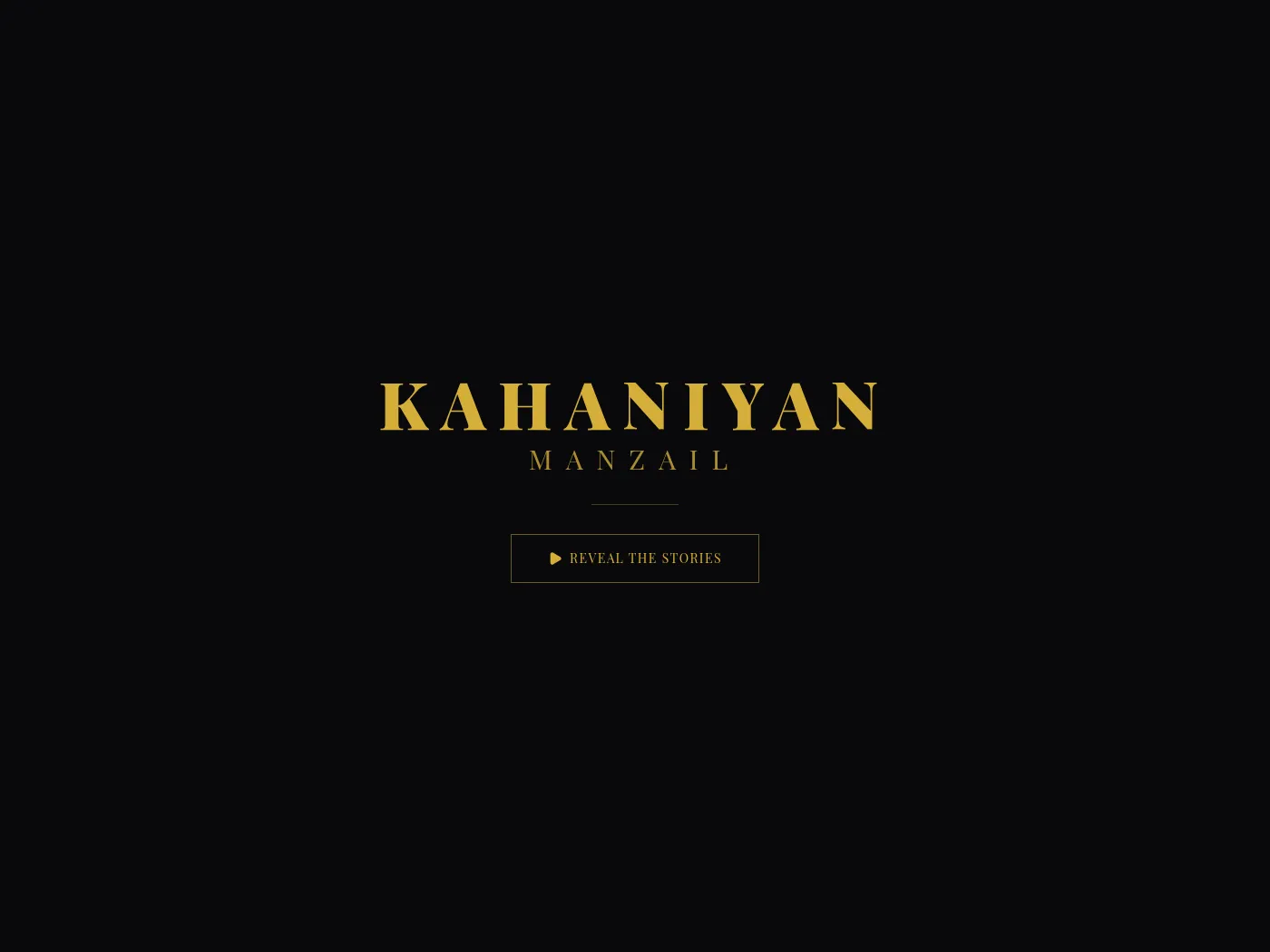 Kahaniyan Manzail Cinematic Reveal