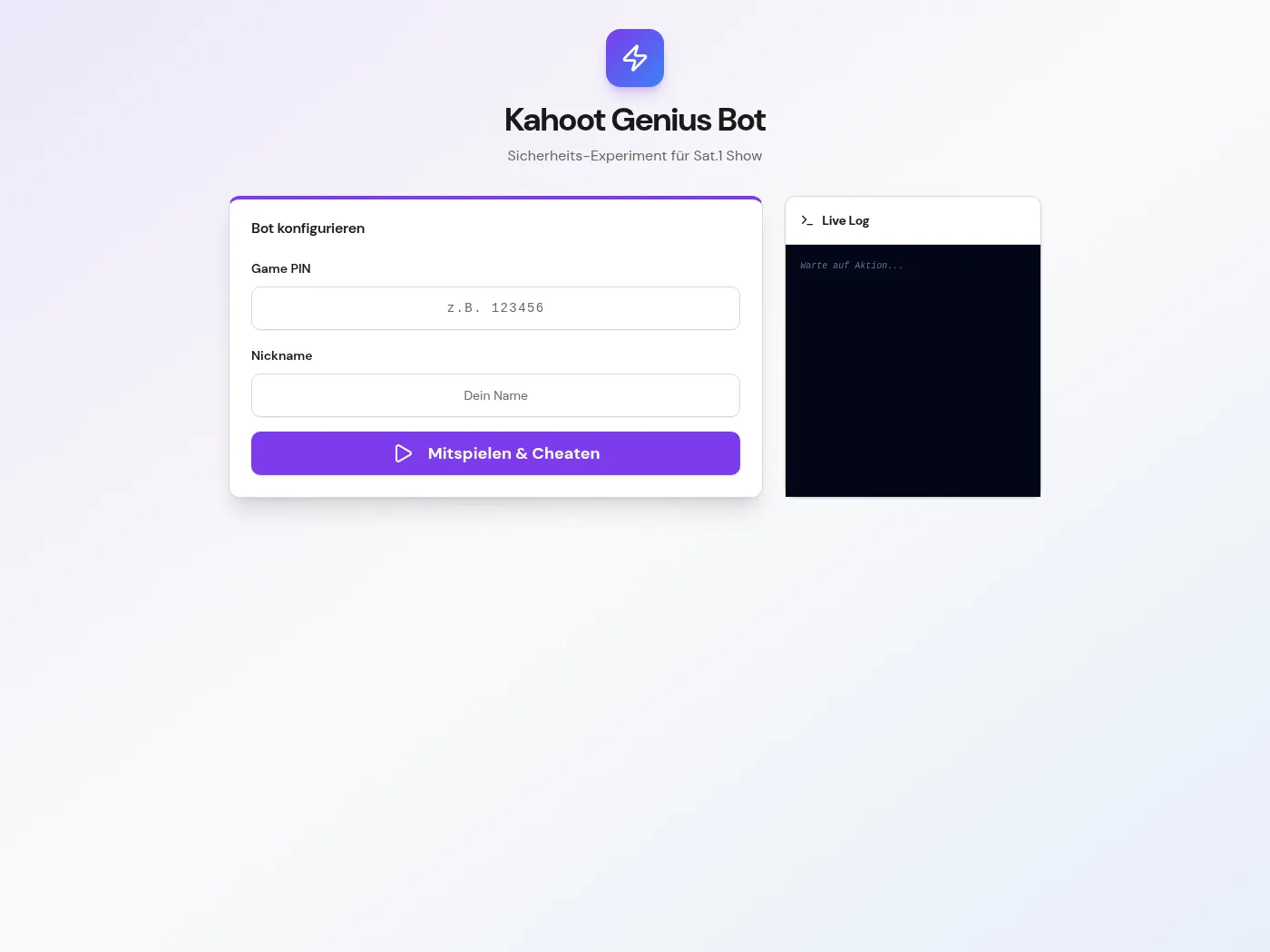 Kahoot Genius Bot
