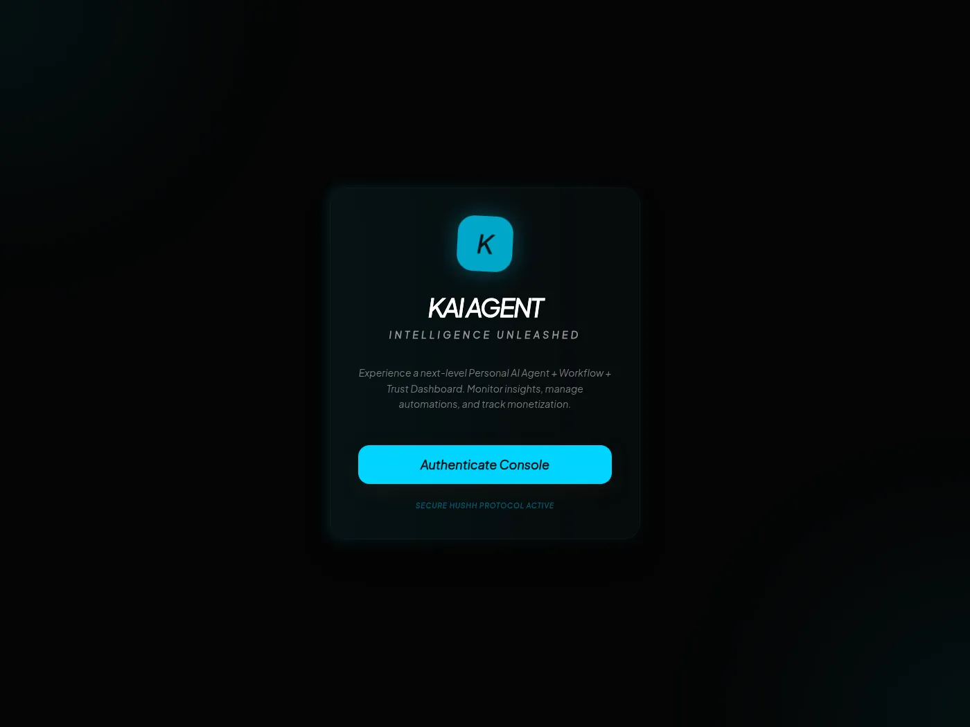Kai Agent Dashboard
