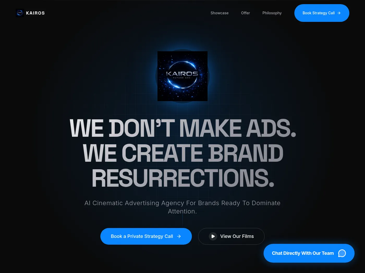 Kairos Future Ads Site