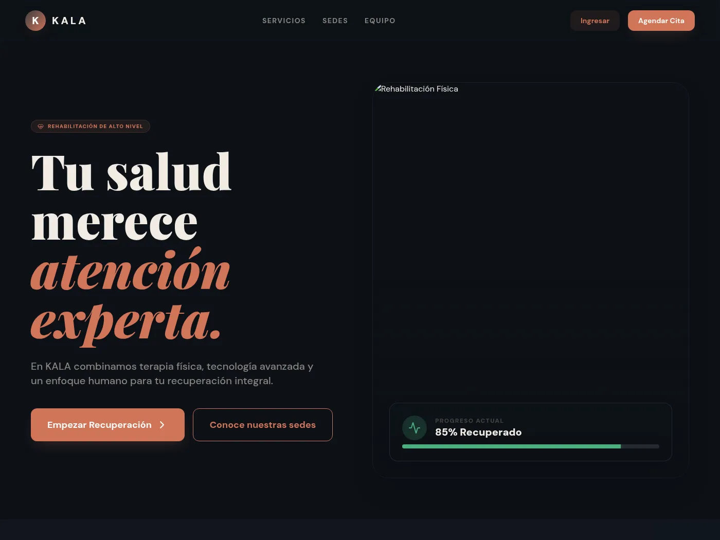 KALA Rehabilitación Web