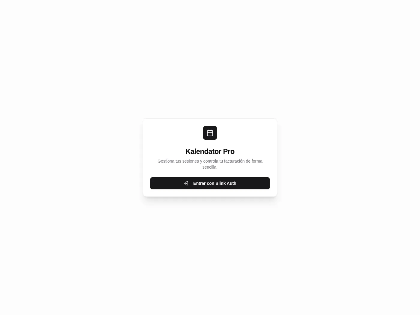 Kalendator Pro Sessions
