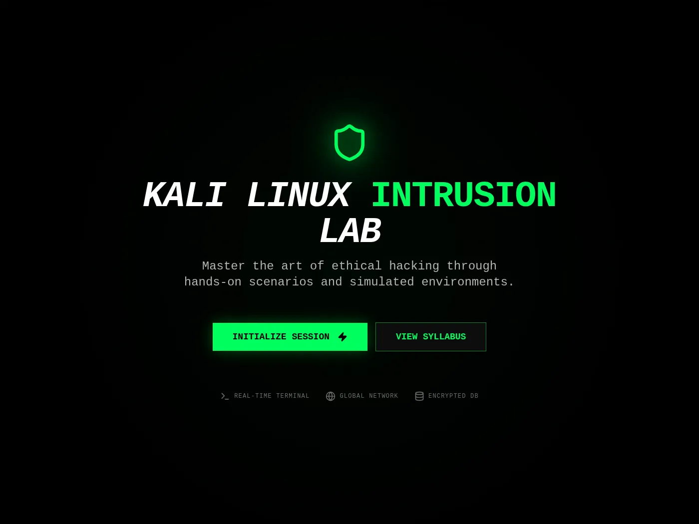 Kali Linux Intrusion Lab