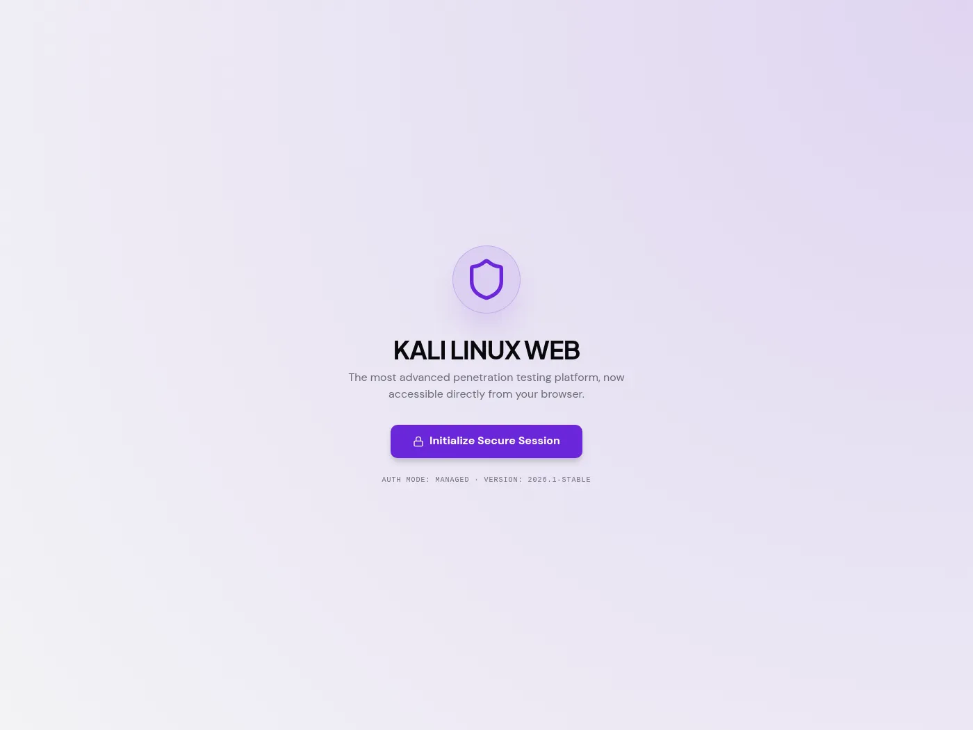 Kali Terminal Web