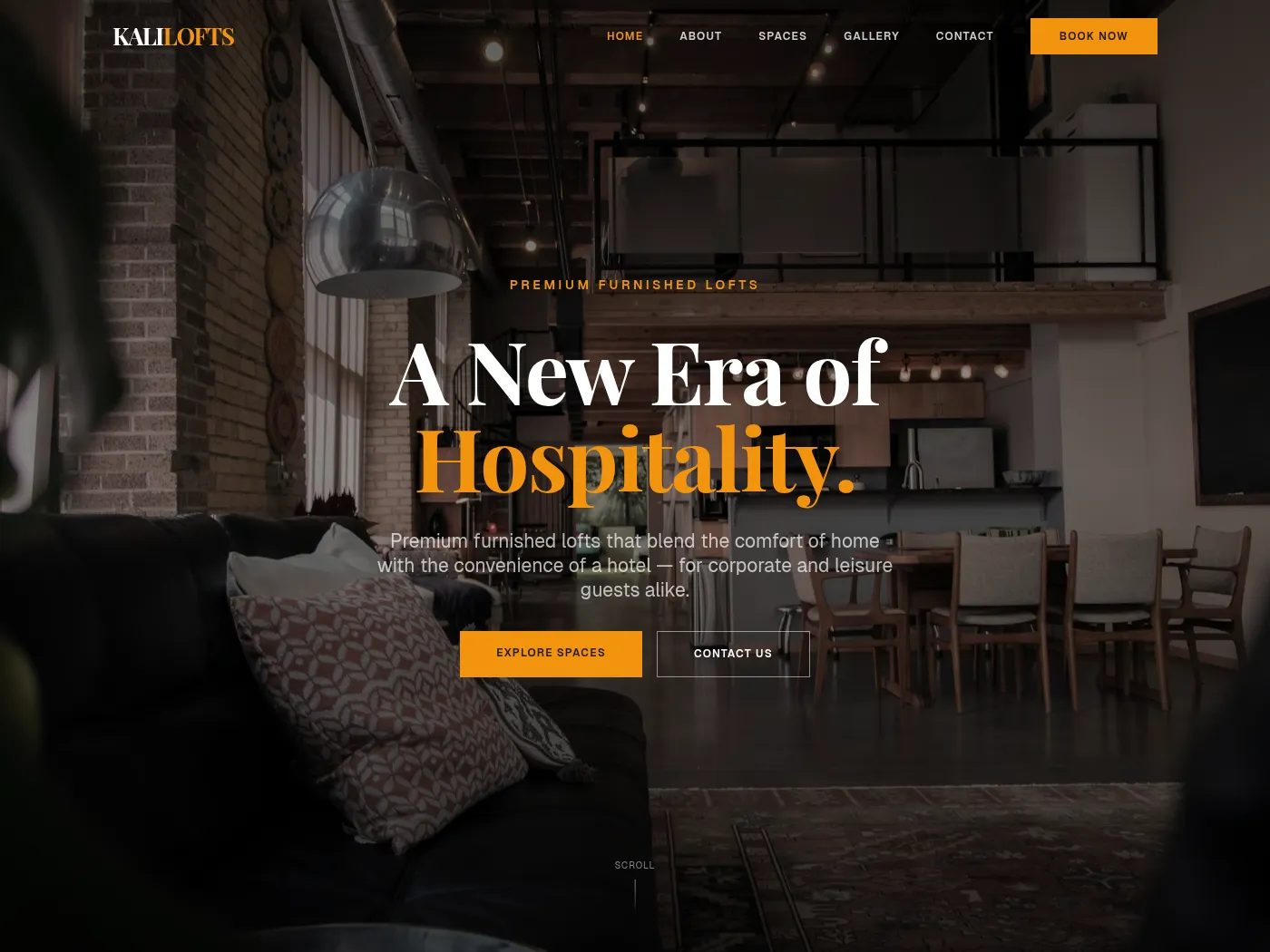 Kali Lofts Website