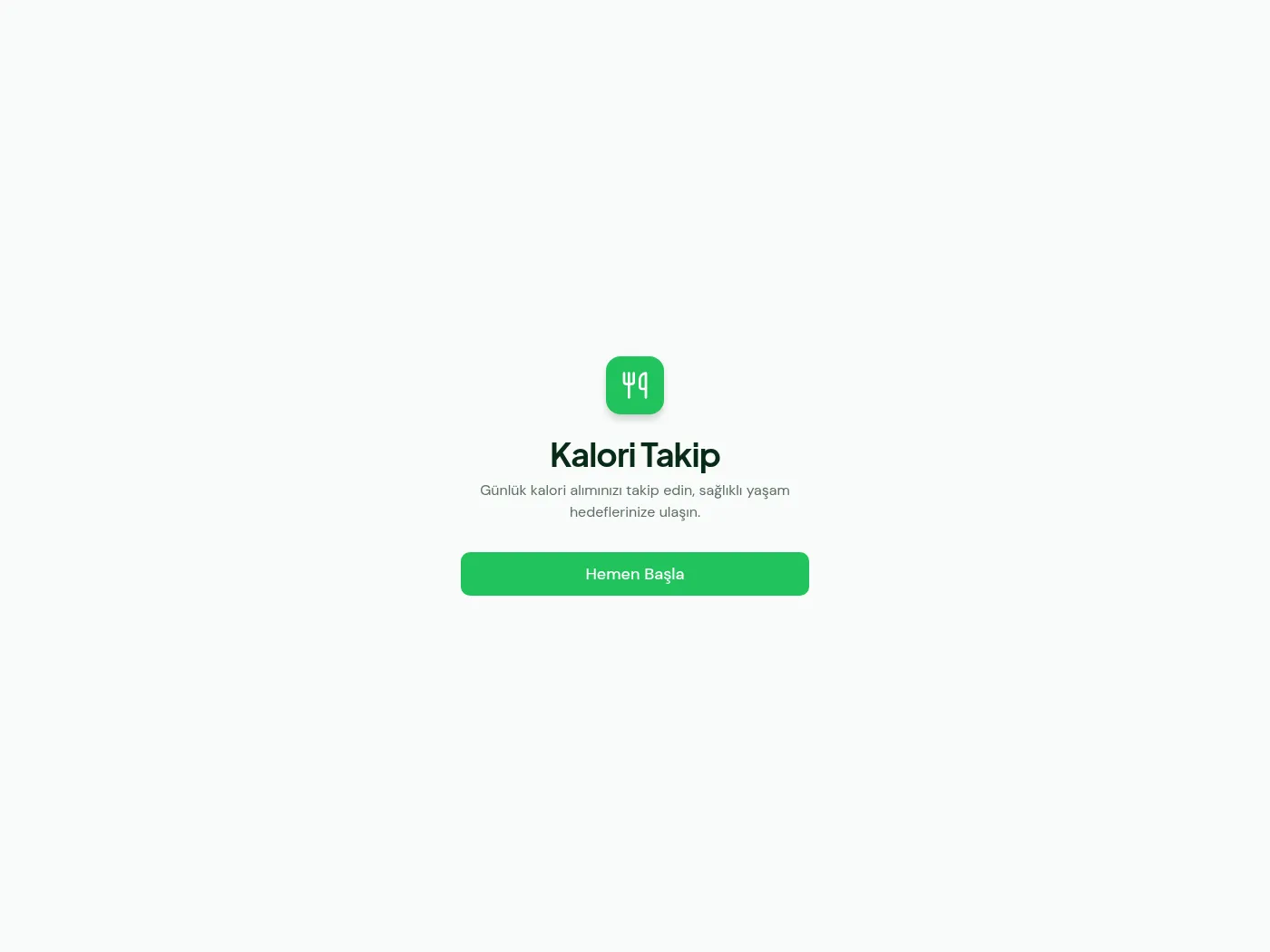 Kalori Takip Uygulaması