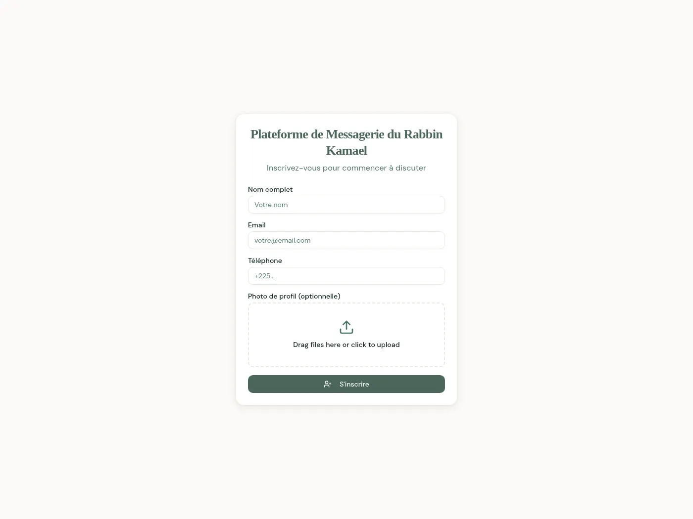 Kamael Chat Plateforme