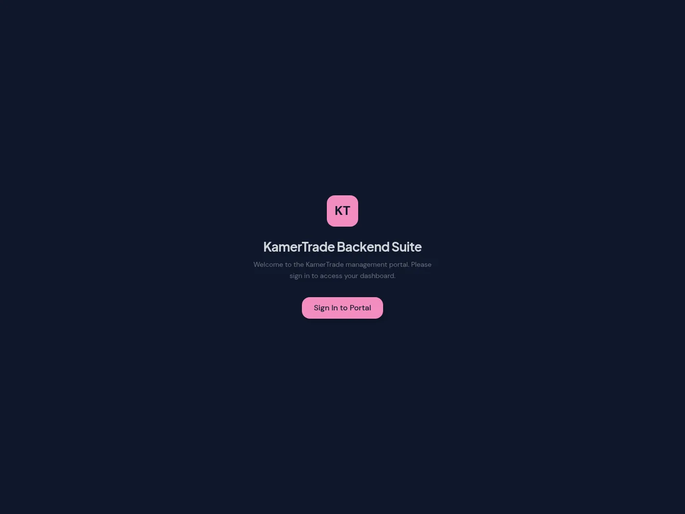 KamerTrade Backend Suite