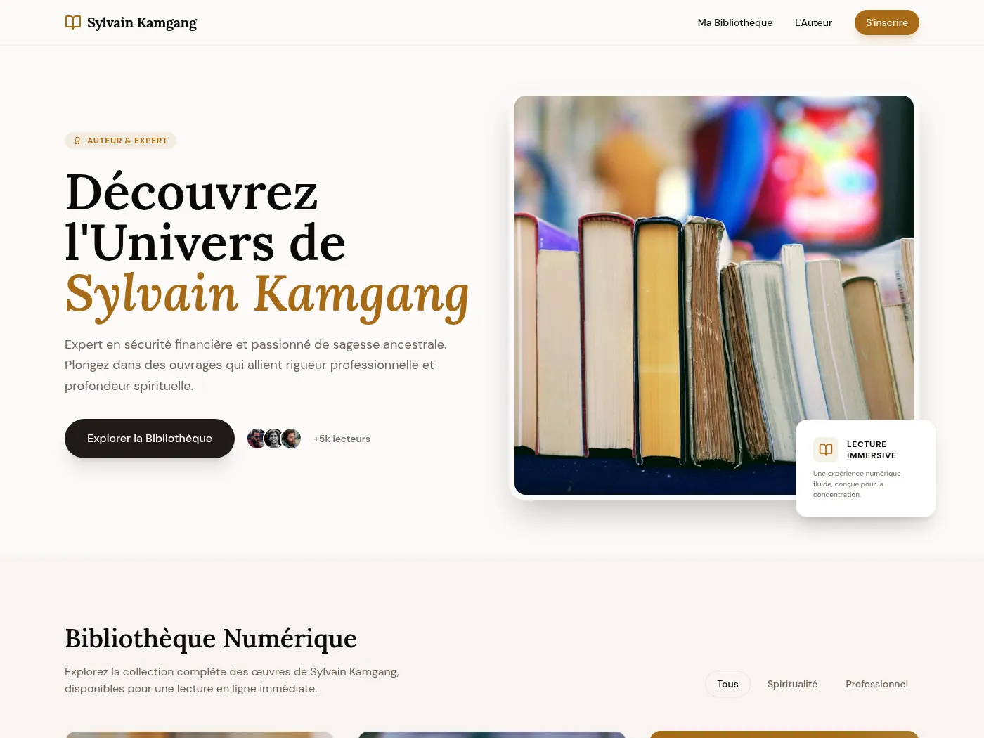 Sylvain Kamgang Reader