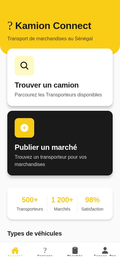 Kamion Connect Sénégal