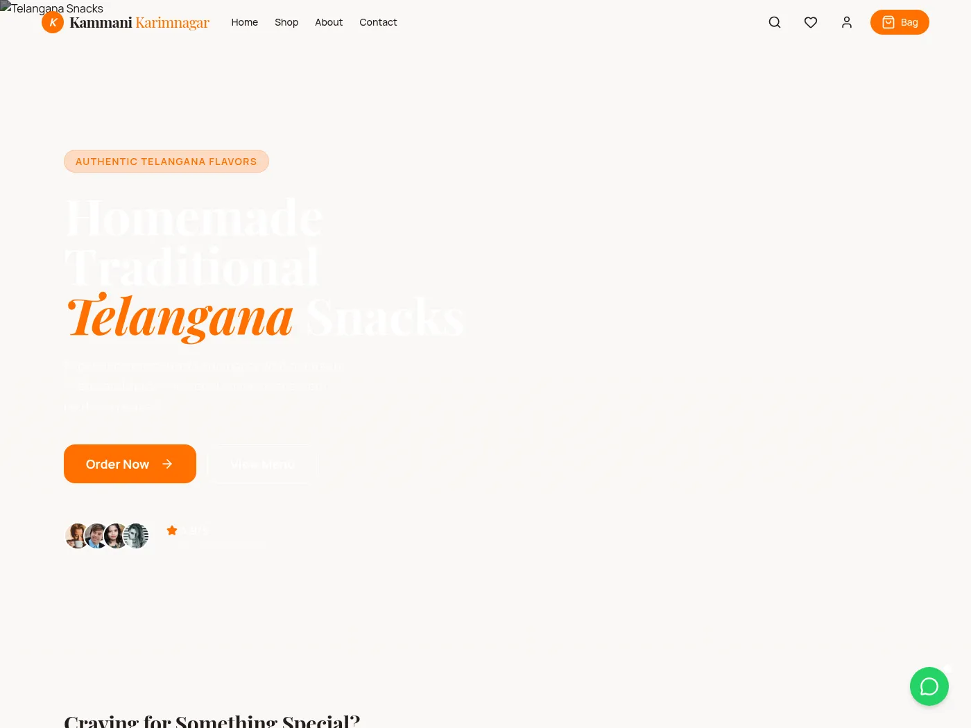 Kammani Snacks Site