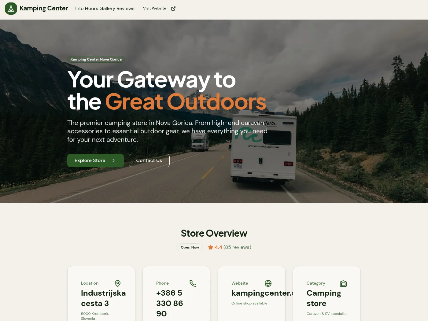 Kamping Center Portal