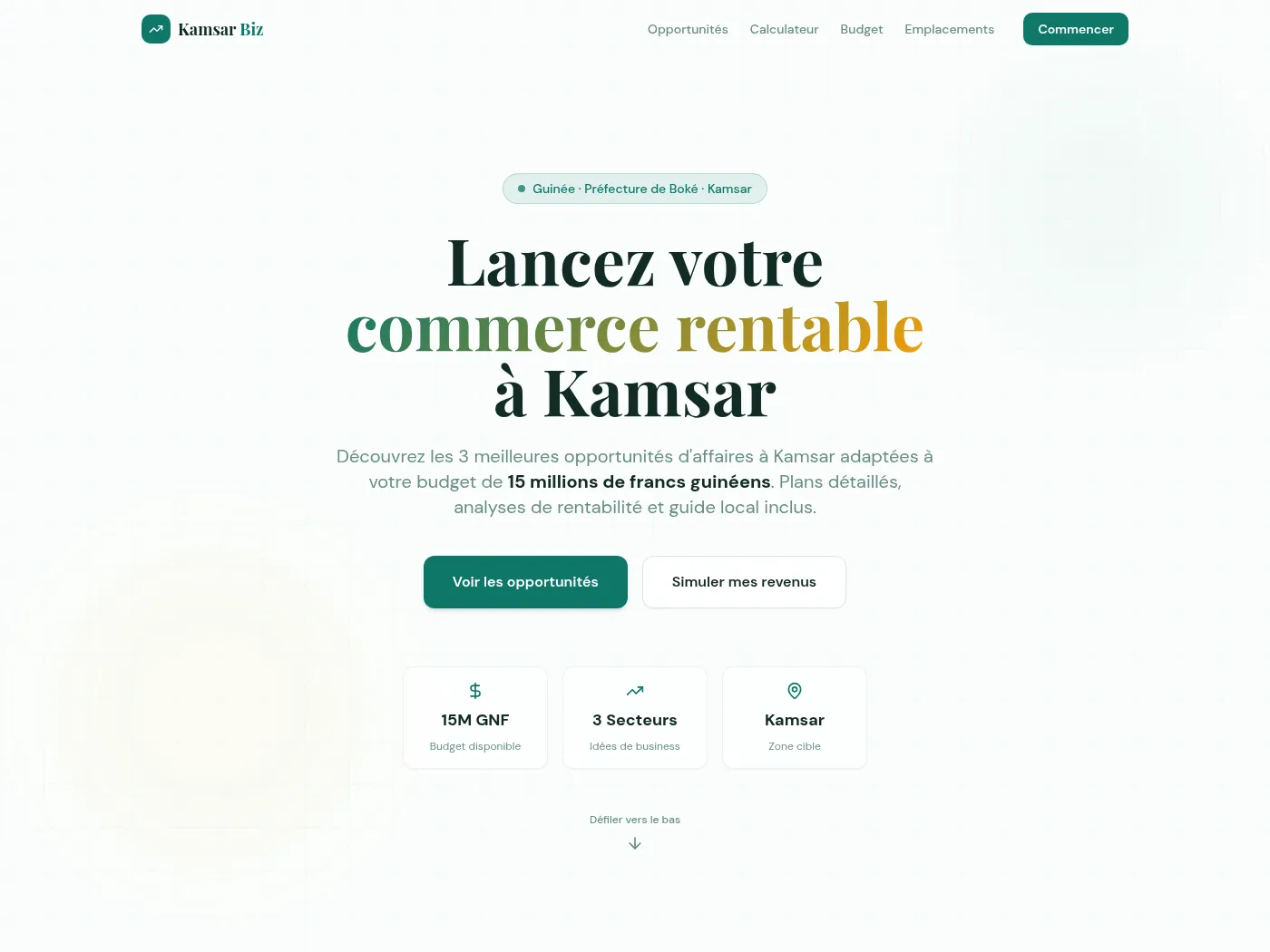 Kamsar Biz Finder