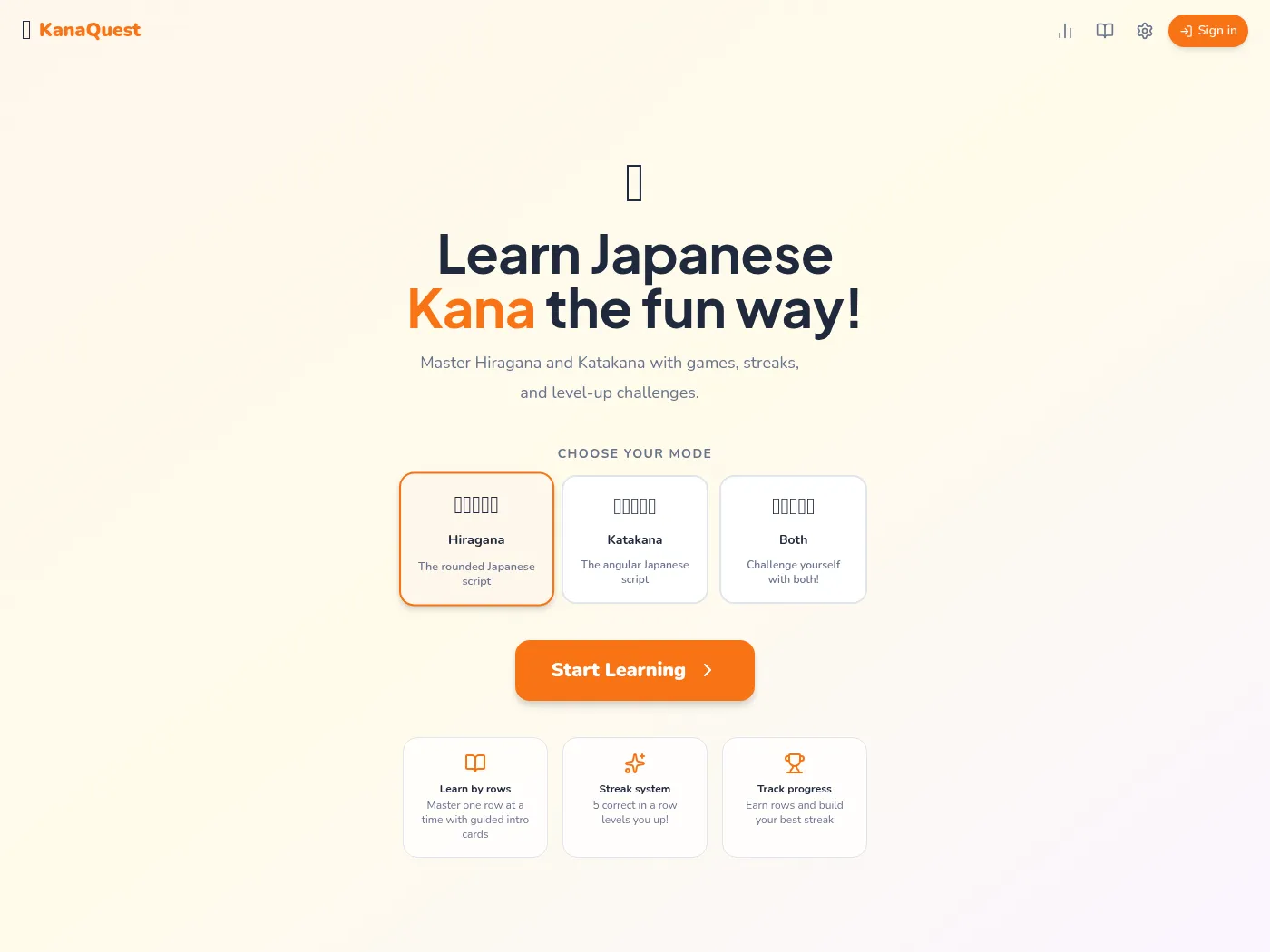 KanaQuest Kids