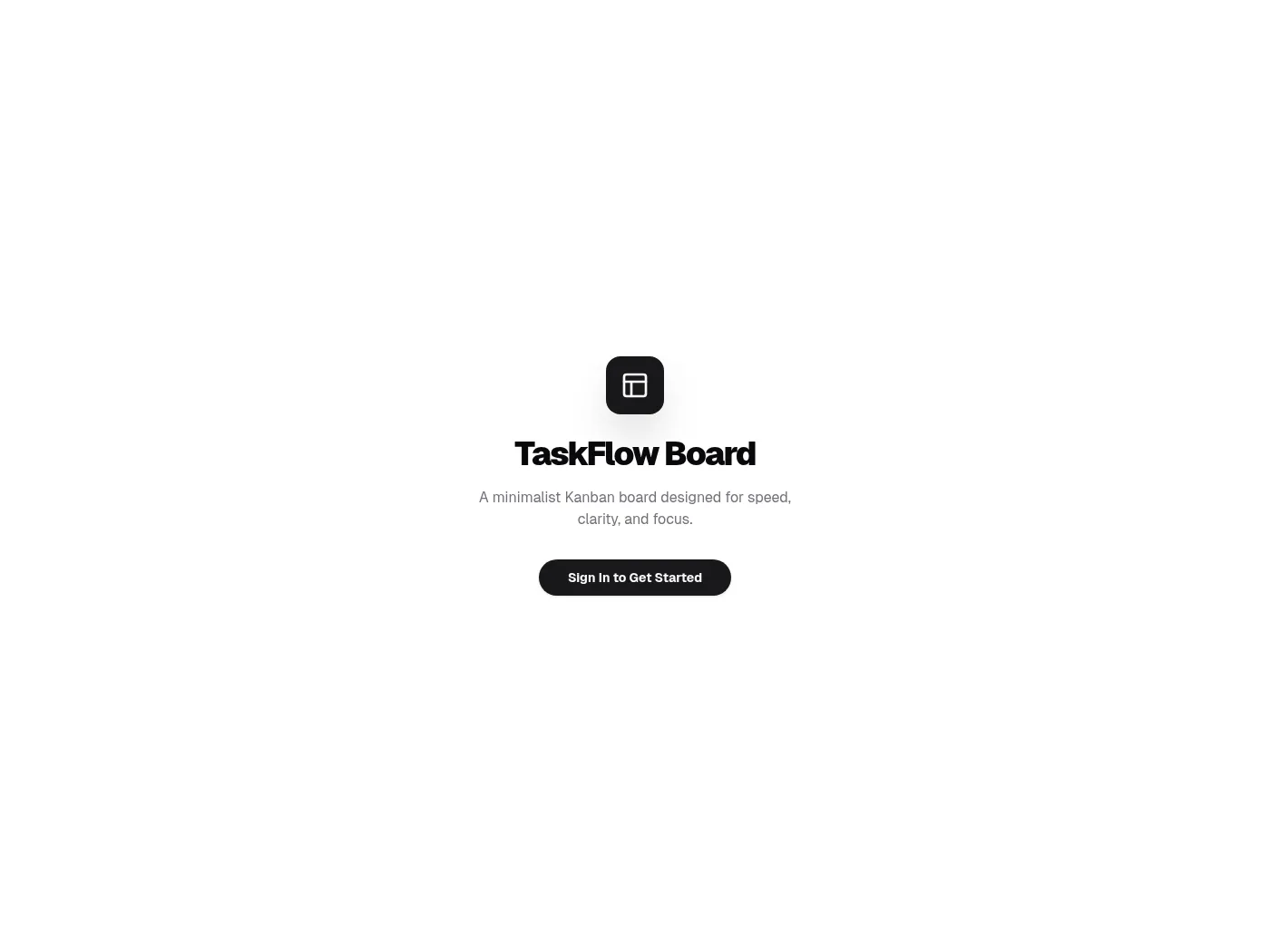 Kanban TaskFlow Board