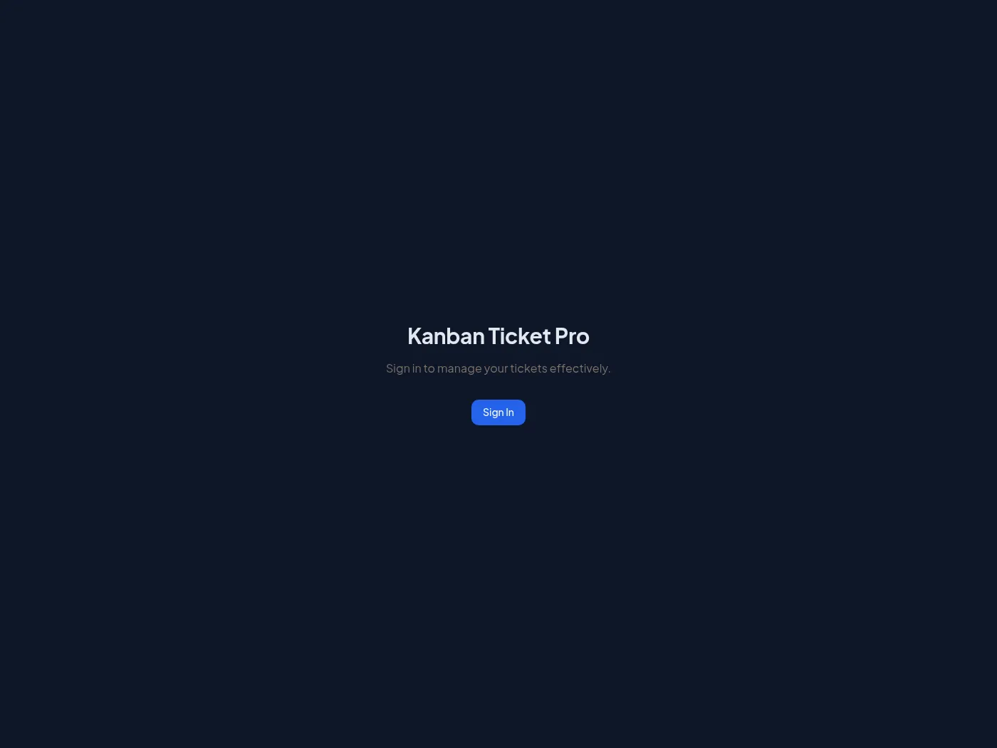 Kanban Ticket Pro