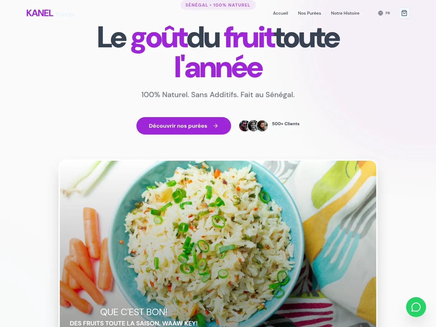 KANEL Purees E-commerce