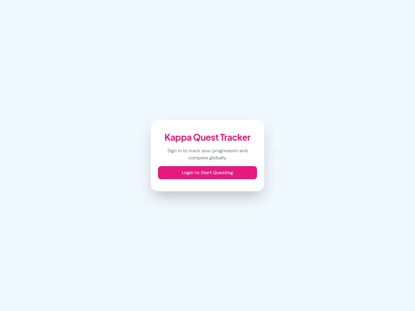 Kappa Quest Tracker