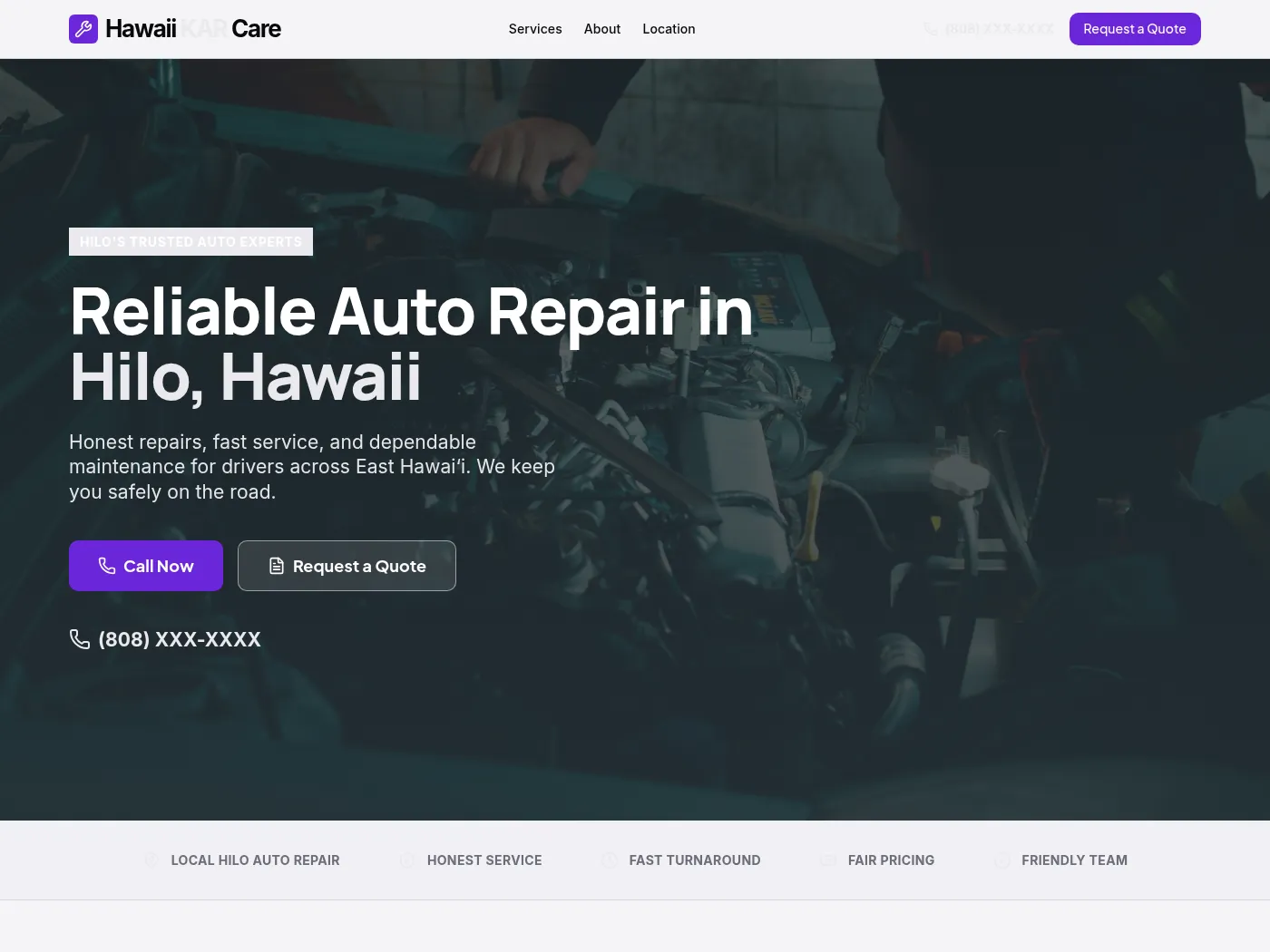 Hilo KAR Care Web