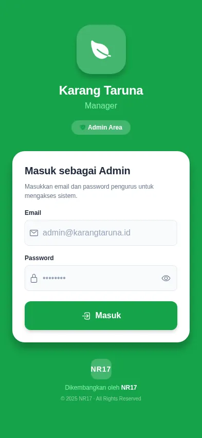 Karang Taruna Manager