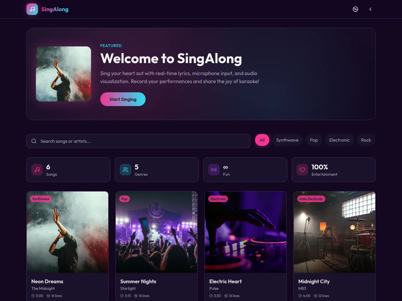SingAlong Karaoke
