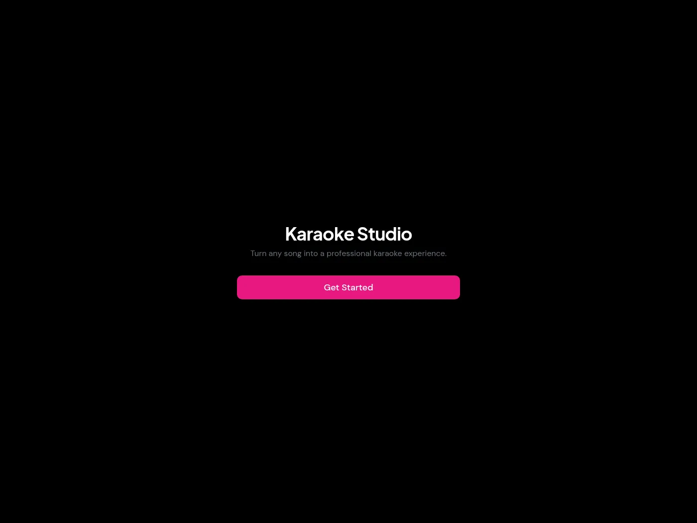 Karaoke Creator Studio