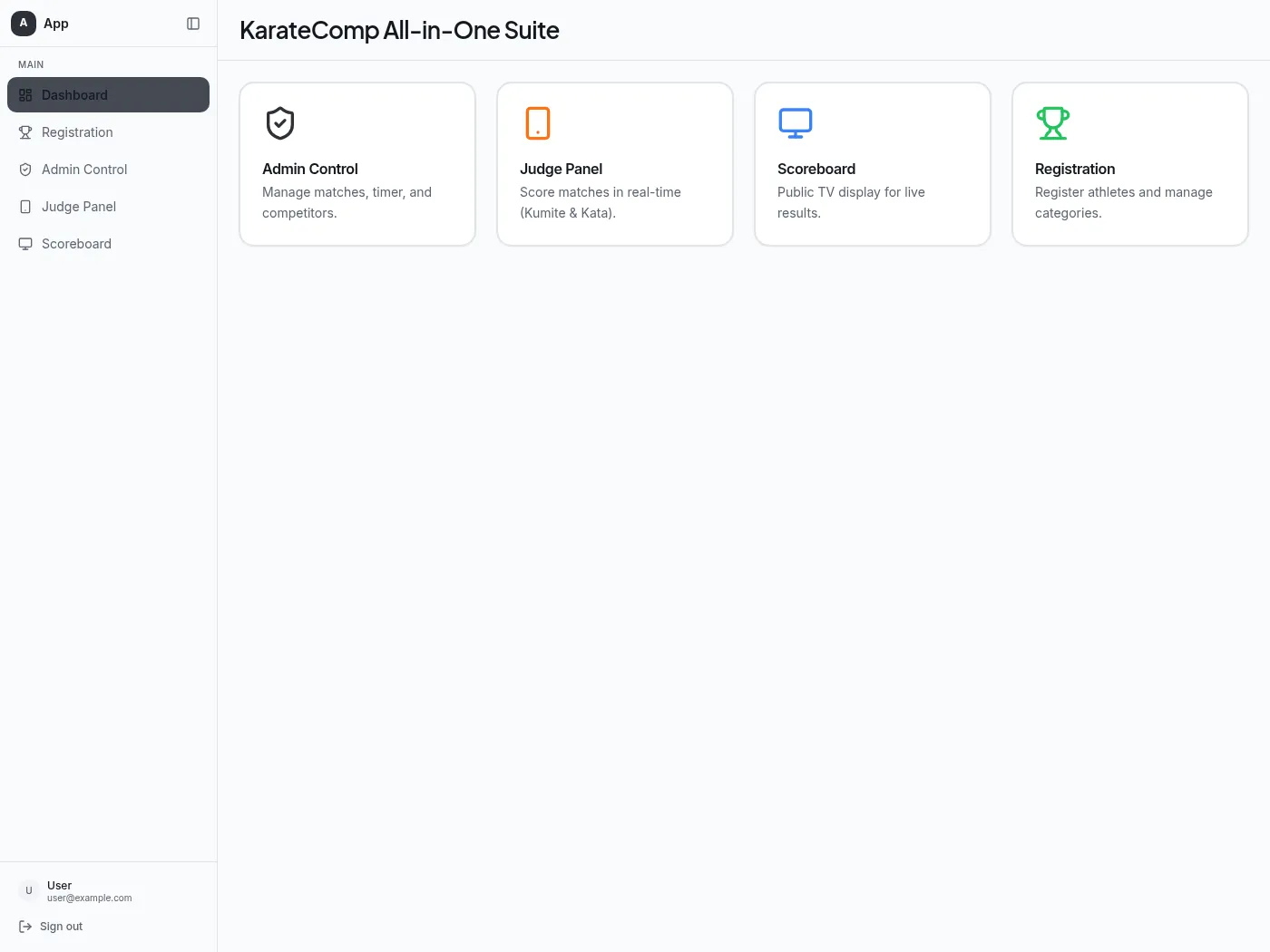 KarateComp All-in-One Suite