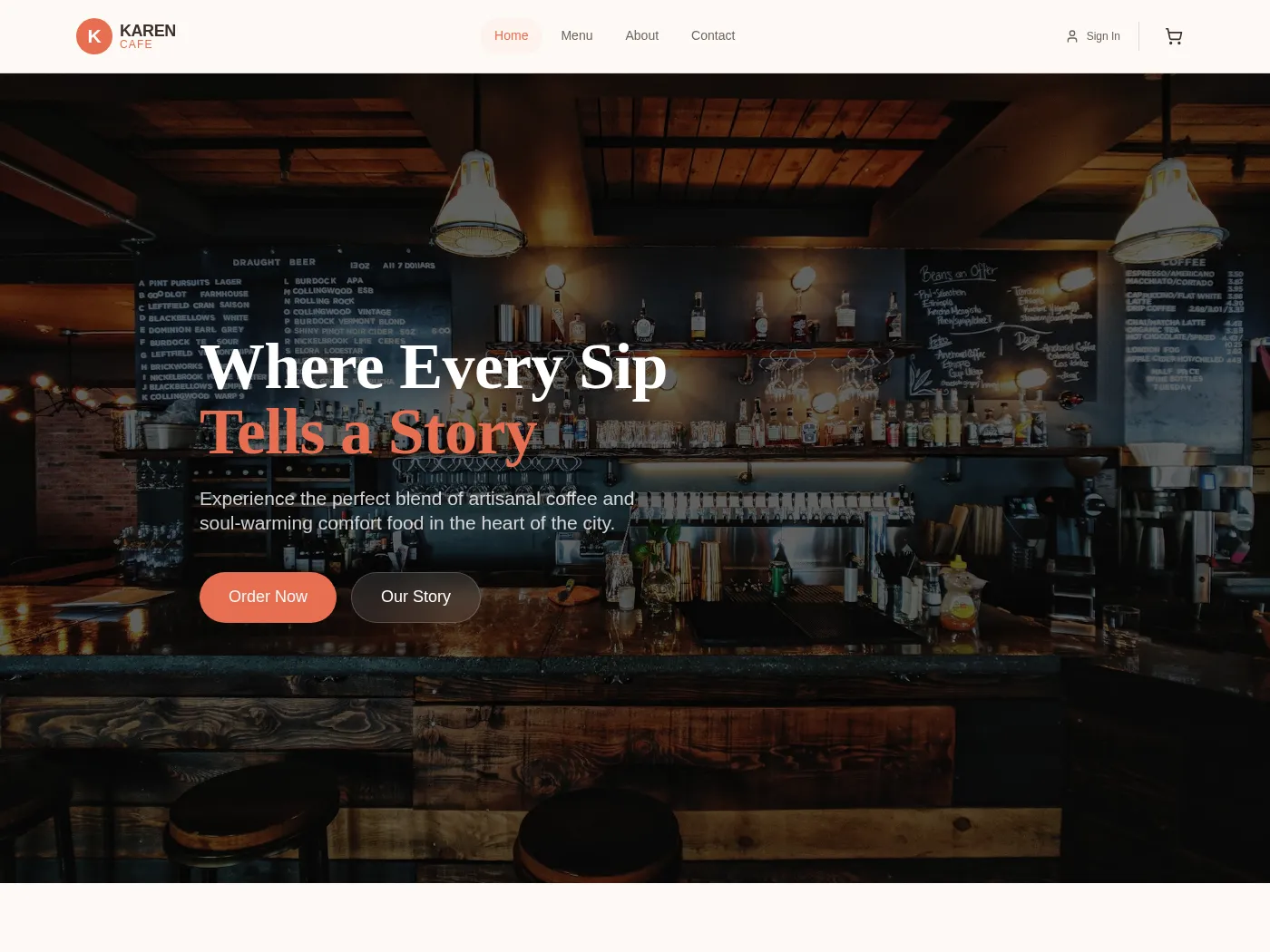 Karen Cafe Online