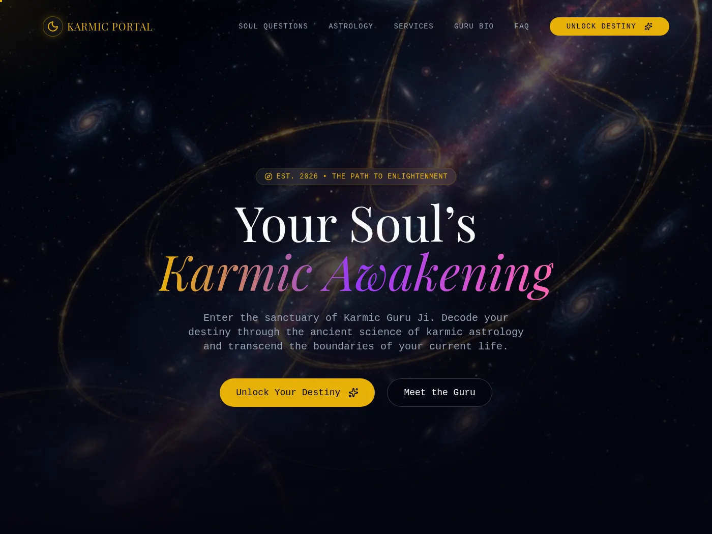 Karmic Portal by Guru Ji